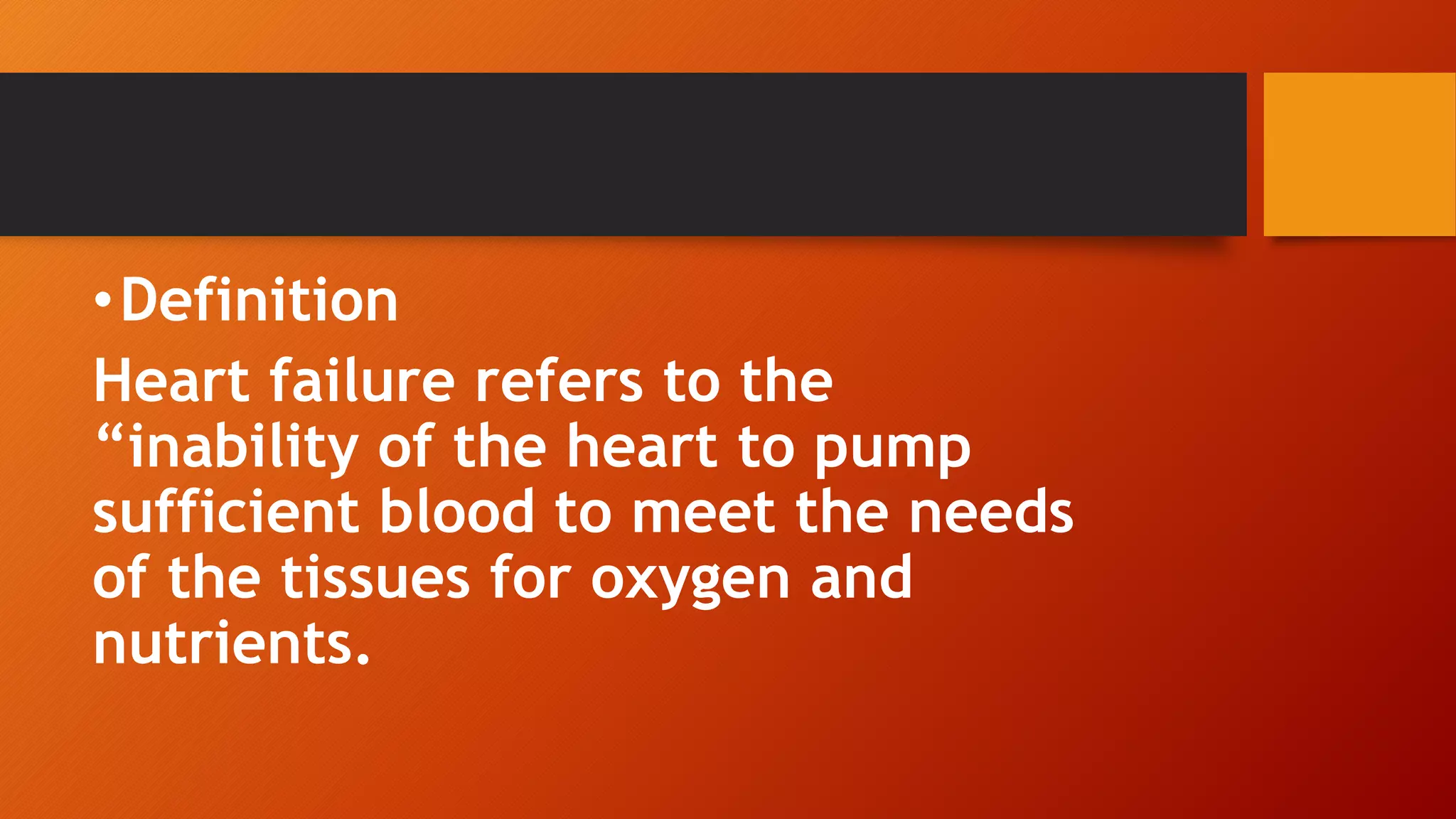 Congestive heart failure CHF | PPTX