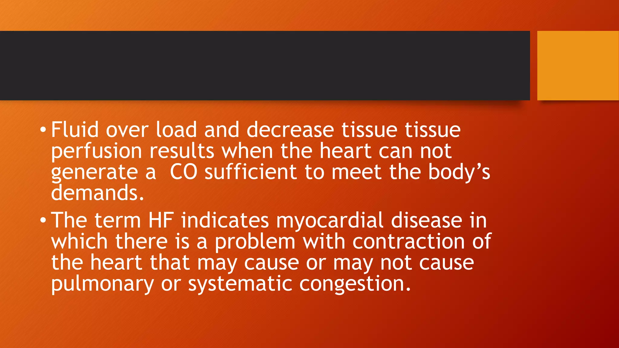 Congestive heart failure CHF | PPTX