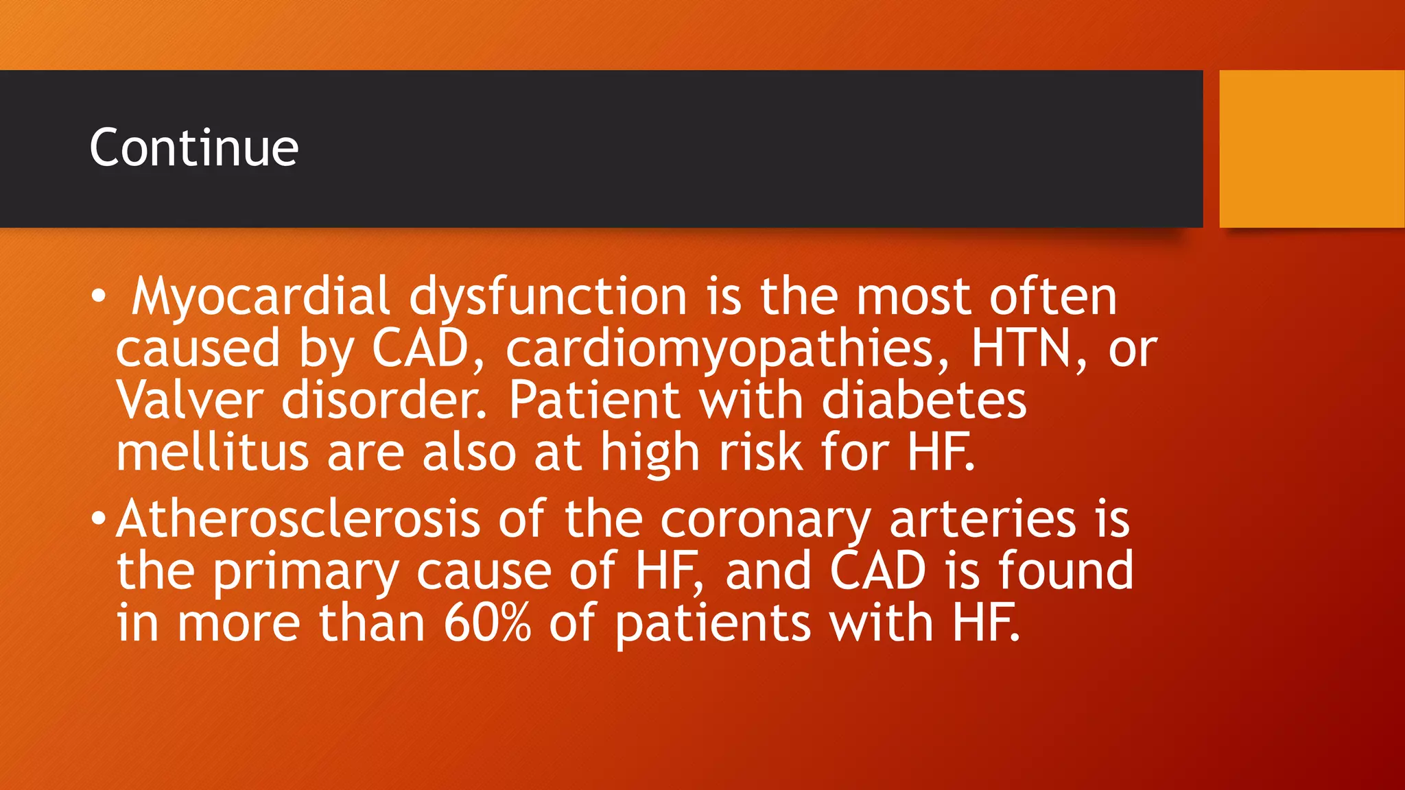 Congestive heart failure CHF | PPTX
