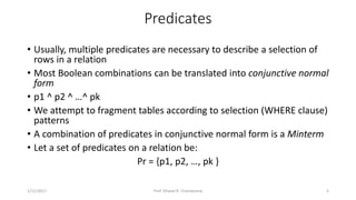 Distributed DBMS - Unit - 4 - Data Distribution Alternatives | PPTX