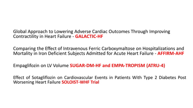 HF Science News from AHA Scientific Sessions 2020 | PPT