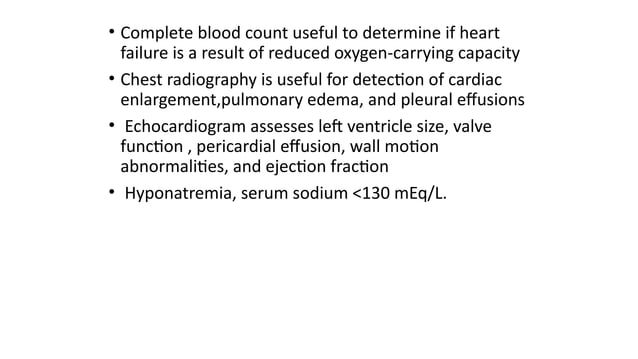 Pharmacotherapeutics of congestive Heart Failure | PPTX | Heart and Cardiovascular Diseases ...