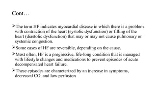 hf.pptx heart filure for nursing students | PPTX