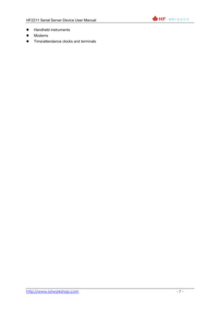 Hf2211 user manual v1.2(20190215) | PDF