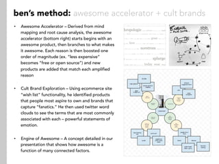 Meaning of Awesome: Supporting Documentation | PPT
