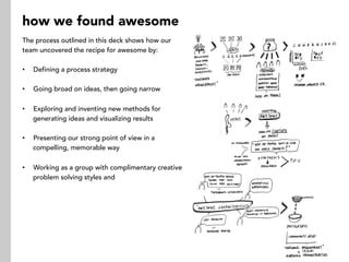 Meaning of Awesome: Supporting Documentation | PPT