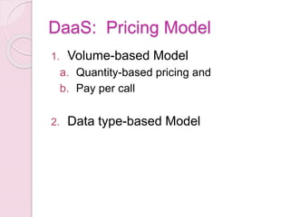 Data As A Service | PPT