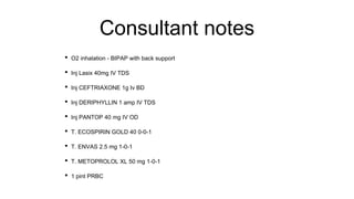 Pulmonary Edema - Case Presentation | PPTX