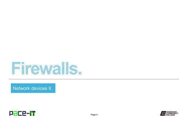 Pace IT - Network Devices (part 2) | PPTX