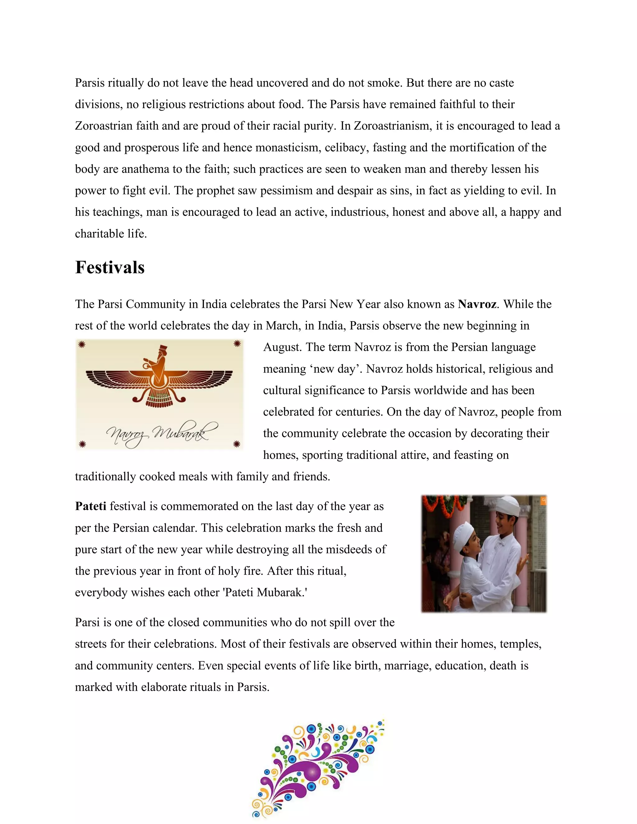 INDIAN RELIGION (ZOROASTRIANISM) | PDF