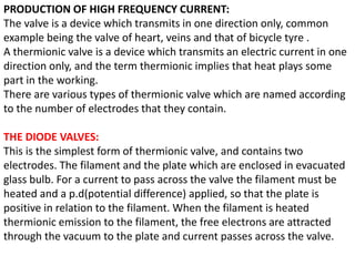 High frequency current | PPTX