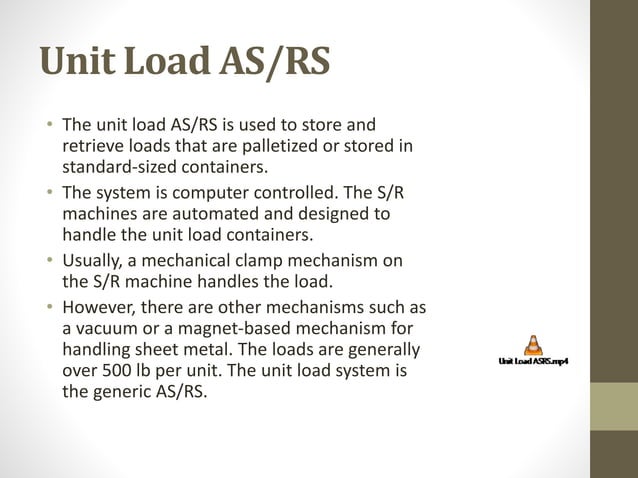 ASRS | PPTX | Data Storage and Warehousing | Computing