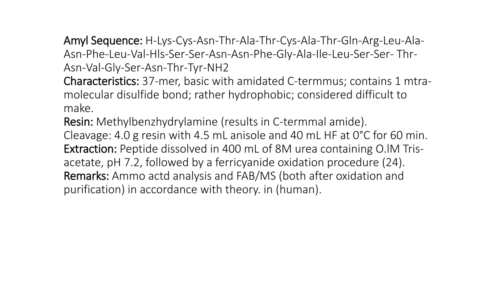 Hf cleavage and deprotection from resins | PPTX