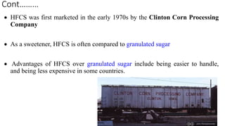 HIGH FRUCTOSE CORN SYRUP | PPTX
