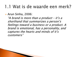 B2b Merkbeleving | PPTX