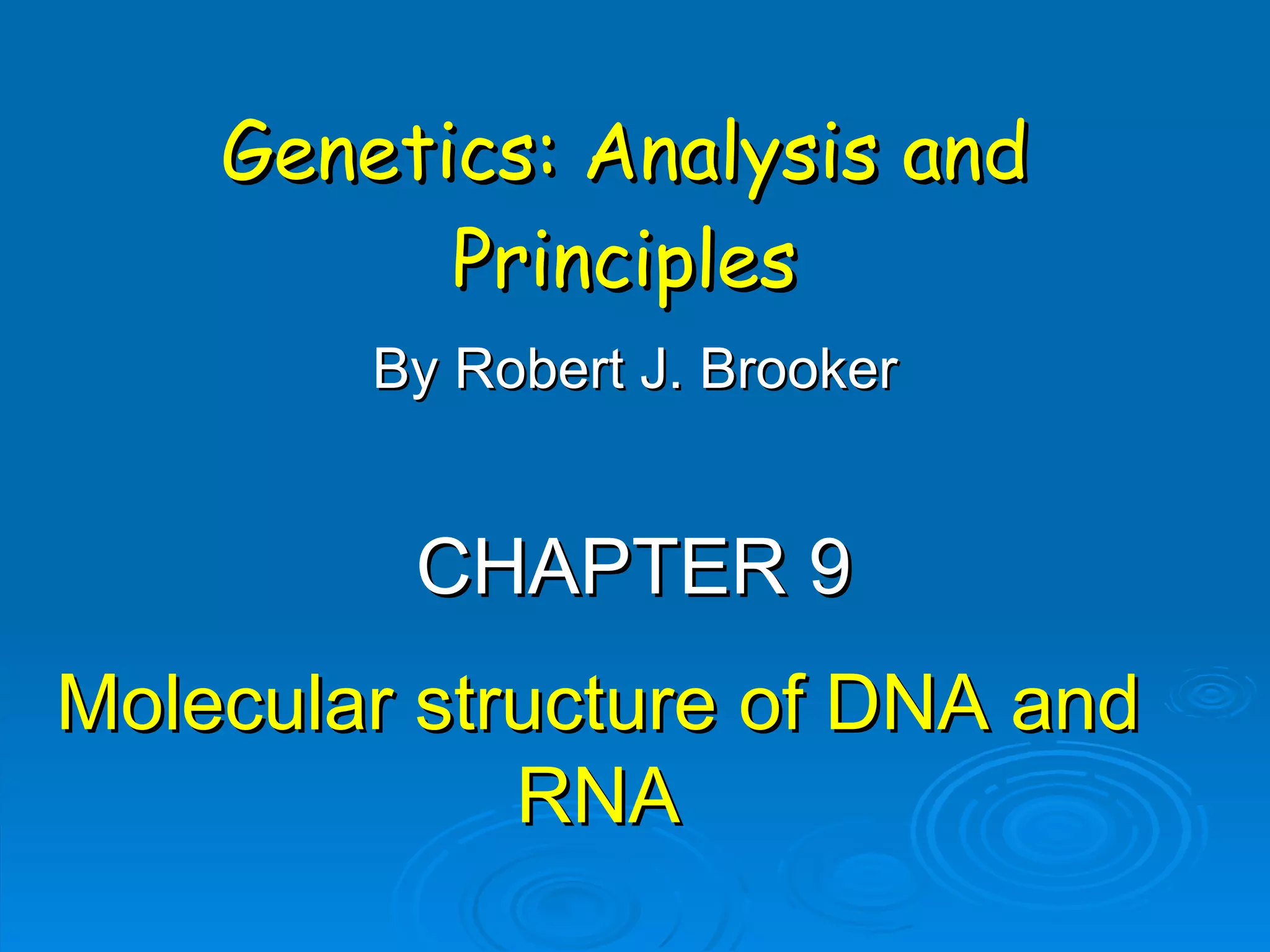 Dna Rna Structure 1 Ppt