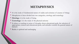 Introduction to Philosophy of Education | PPTX