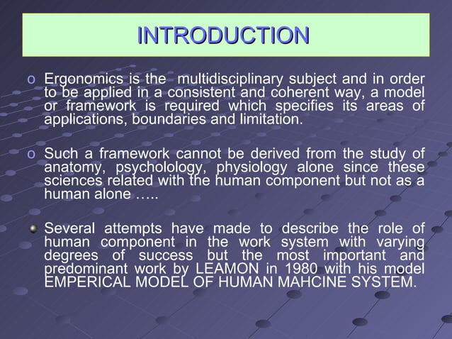 human machine system | PPT
