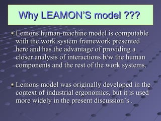 human machine system | PPT