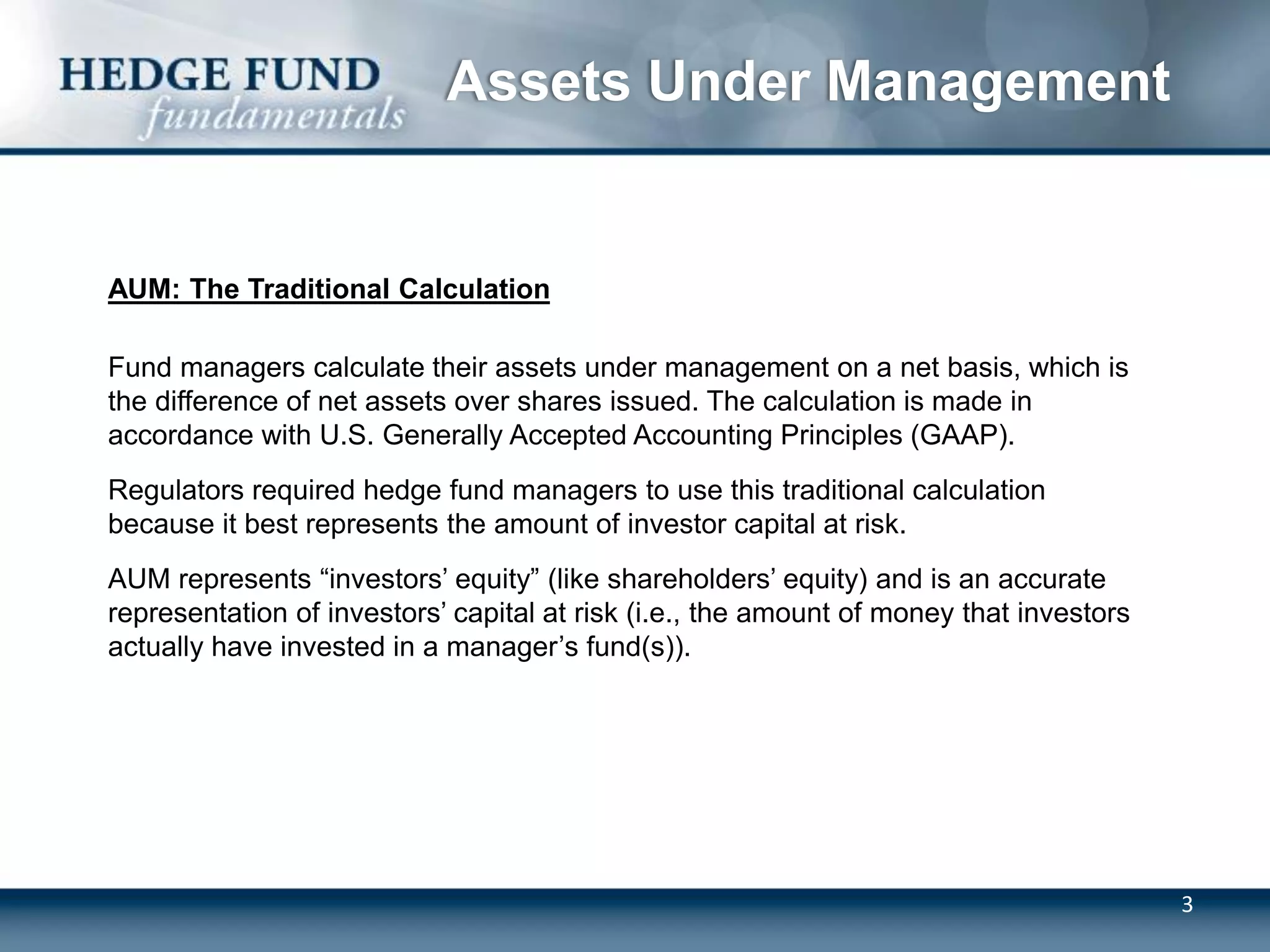 How Hedge Funds Count Their Assets | PDF