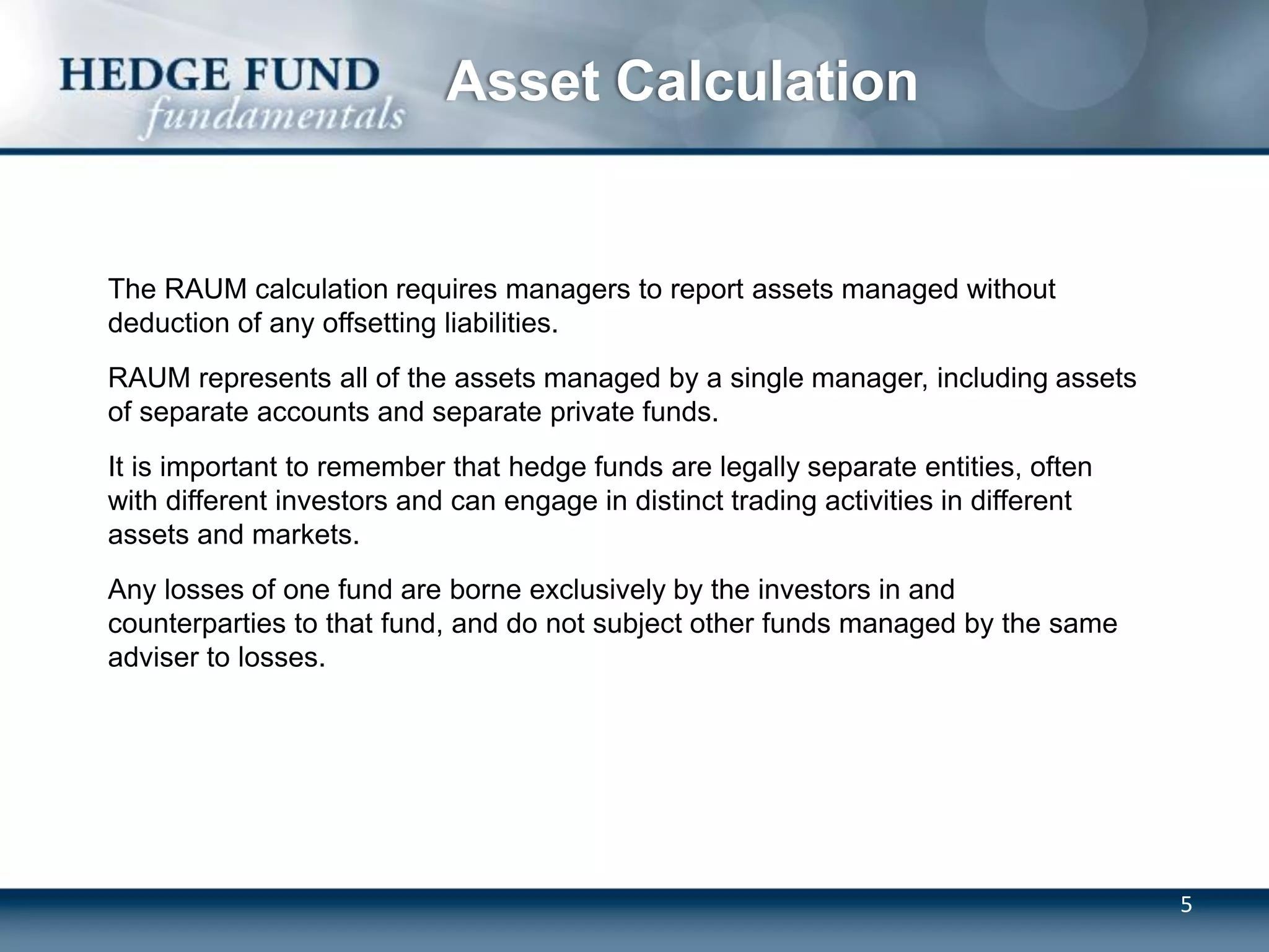 How Hedge Funds Count Their Assets | PDF