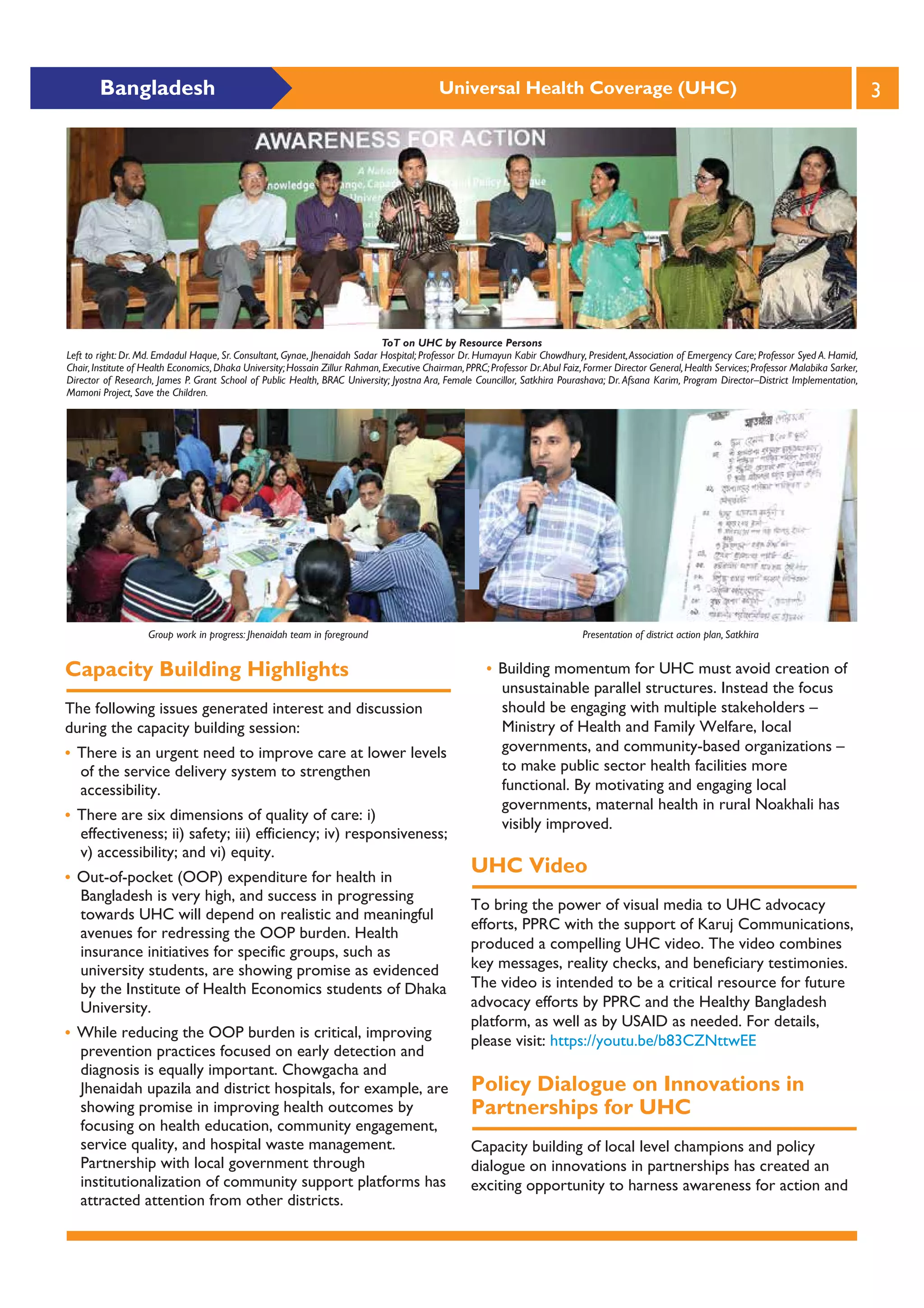 Harnessing Universal Health Coverage (UHC) Awareness: Evidence to ...