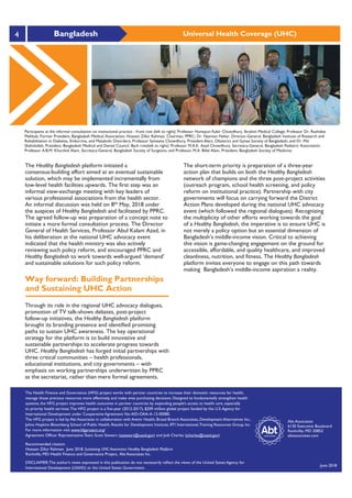 Sustaining Universal Health Coverage (UHC) Awareness: Healthy ...