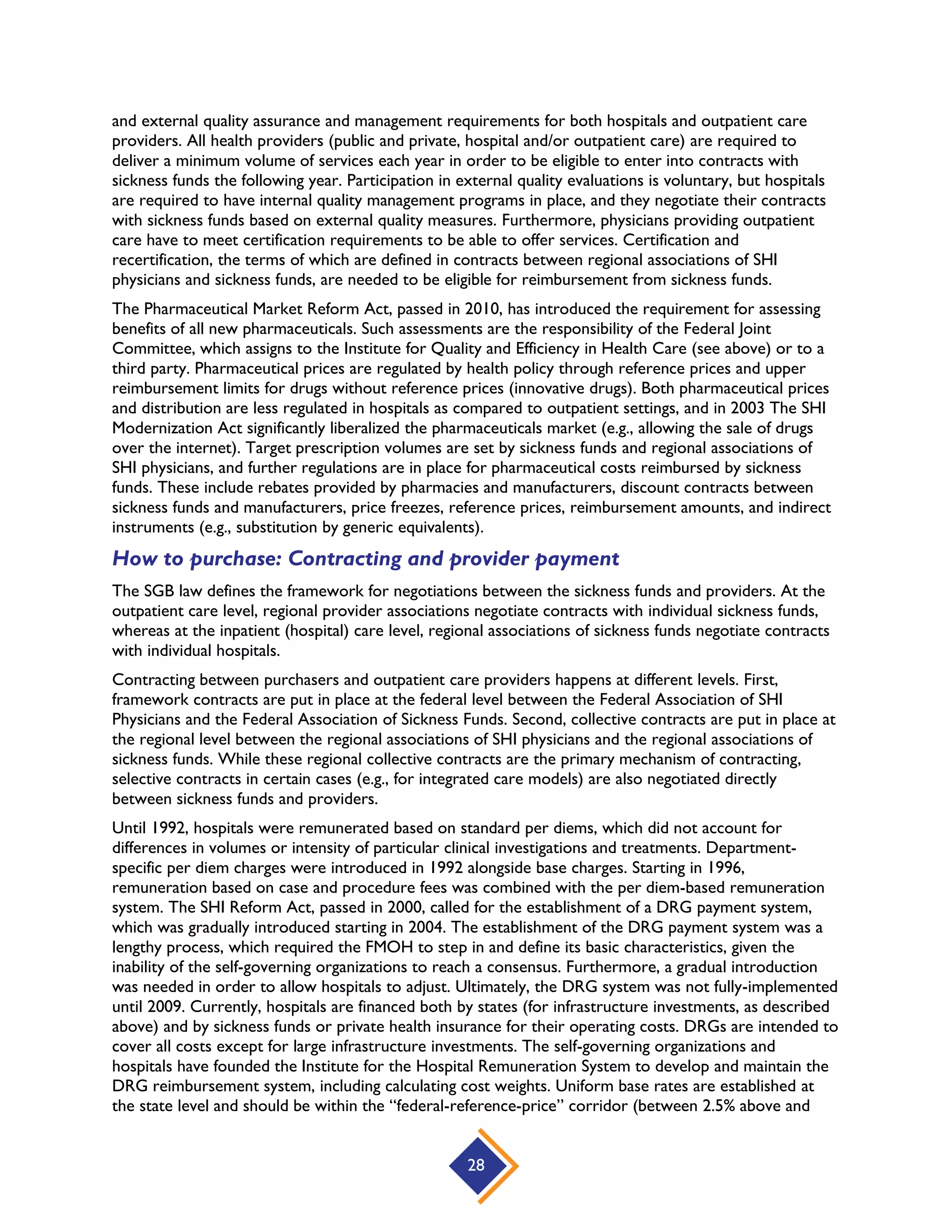 Strategic Health Purchasing Progress: A Framework for Policymakers and ...