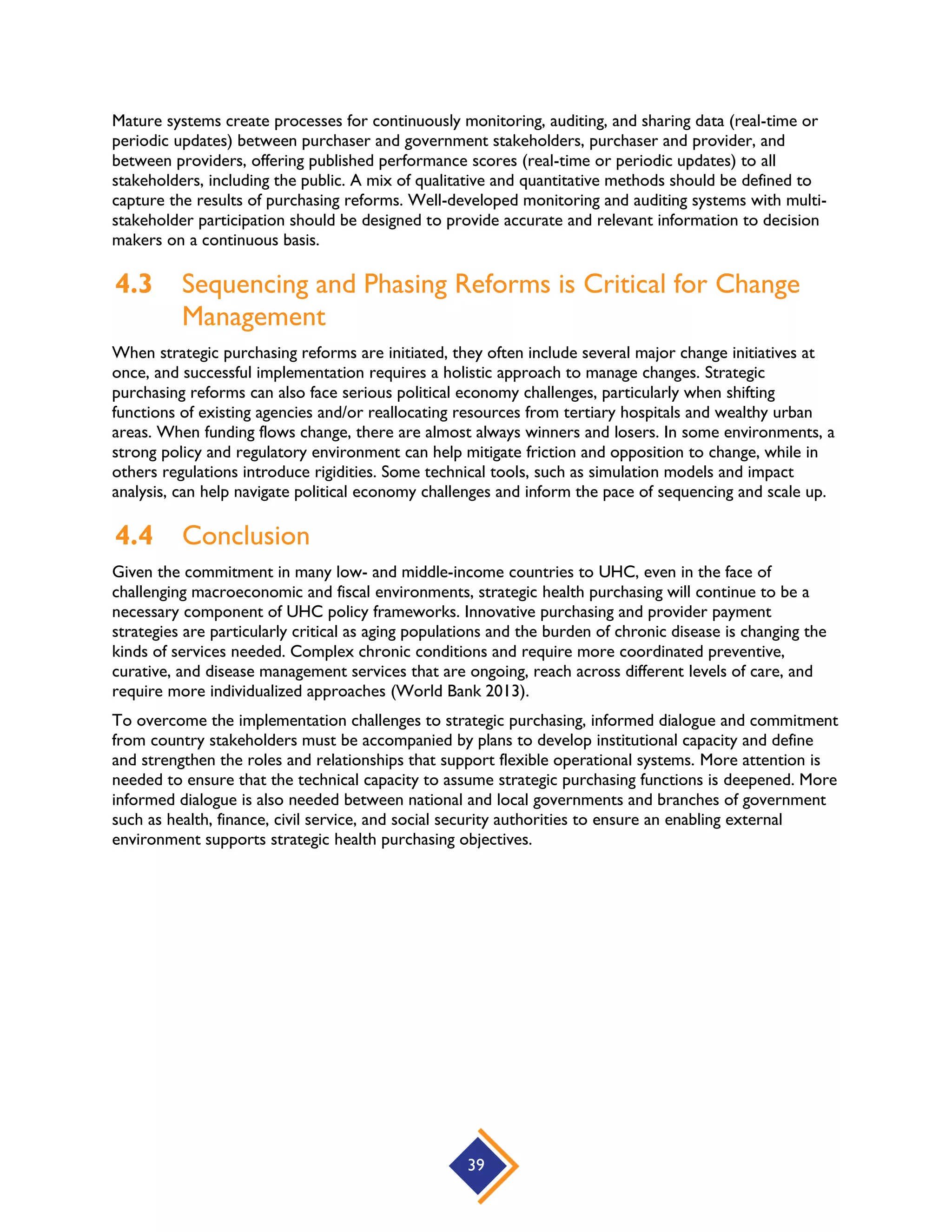 Strategic Health Purchasing Progress: A Framework for Policymakers and ...