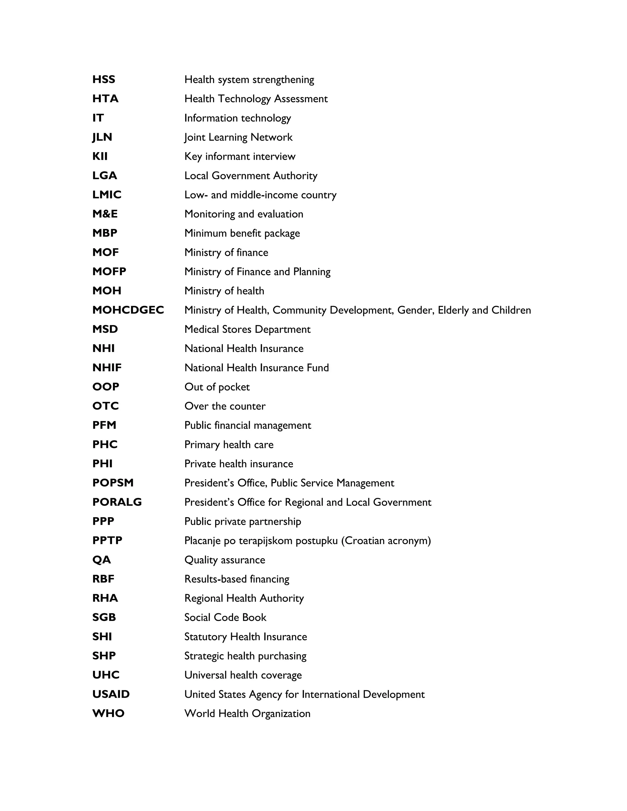 Strategic Health Purchasing Progress: A Framework for Policymakers and ...