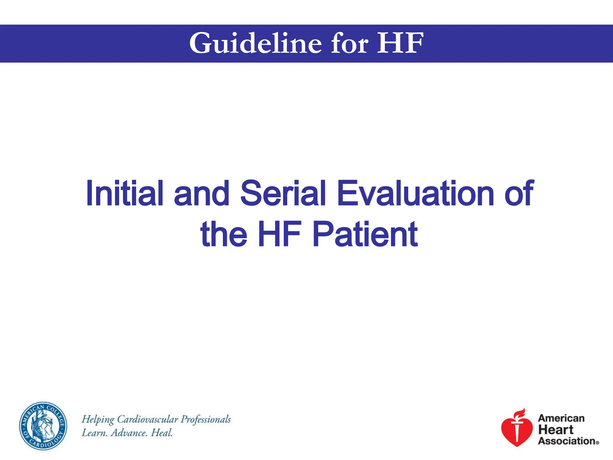 Heart failure Guidelines of cardiology.ppt