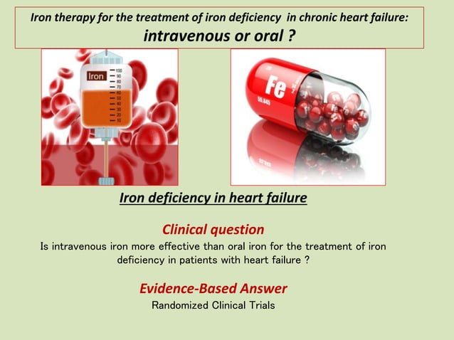 Iron Deficiency : An Overlooked Aspect of Heart Failure Management | PPTX