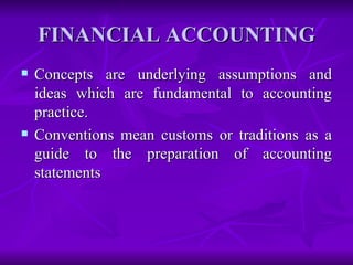 FINANCIAL ACCOUNTING | PPT