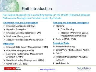 Getting the Most out of EPMA: HFM Managing Metadata with EPMA | PPT