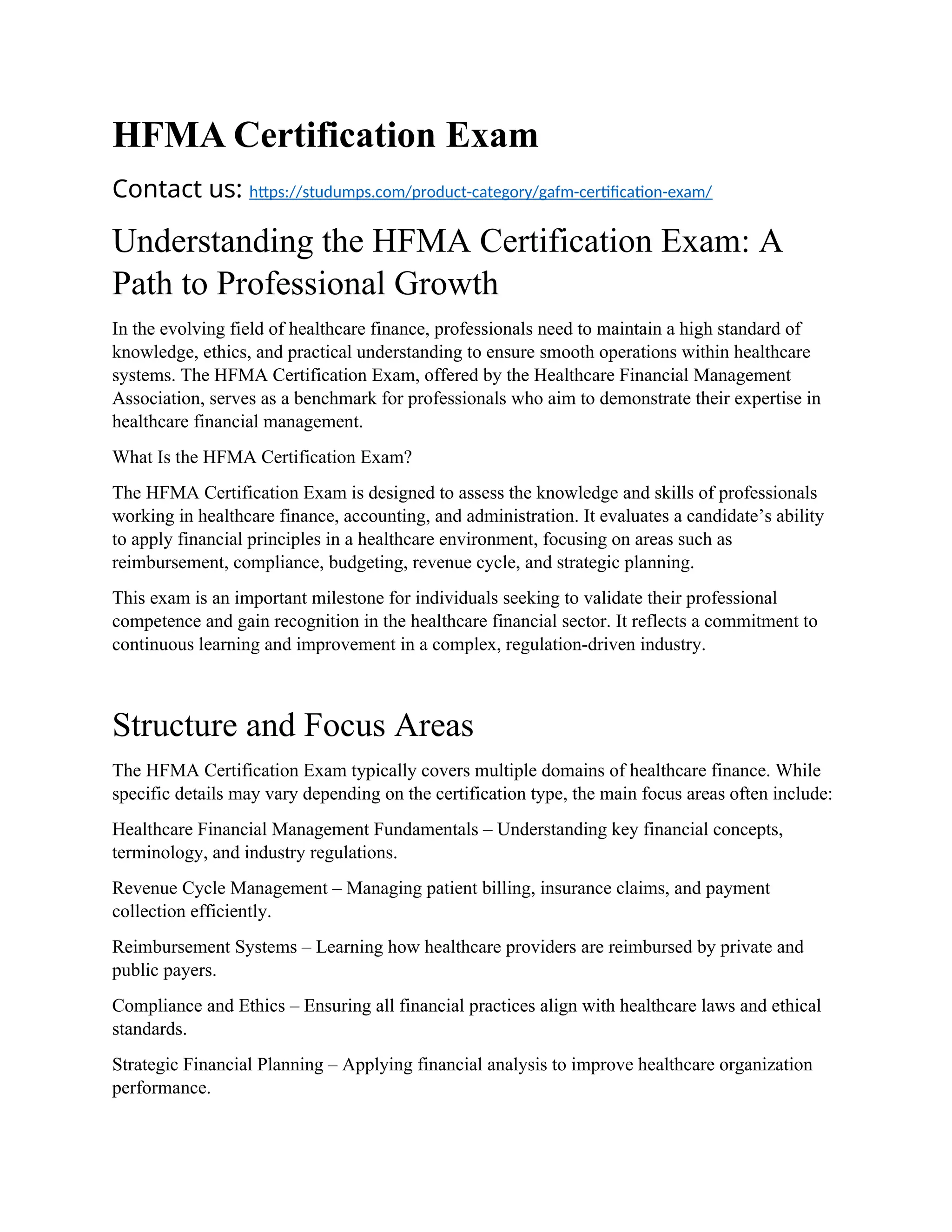 HFMA Certification Exam – Study Guide.docx