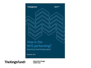 Chris Ham: Achieving transformational change | PPT