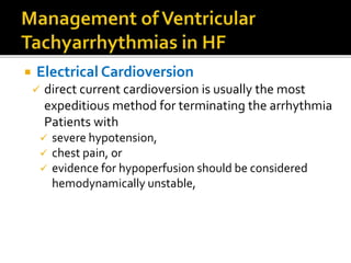 Heart Failure and Arrhythmia | PPTX
