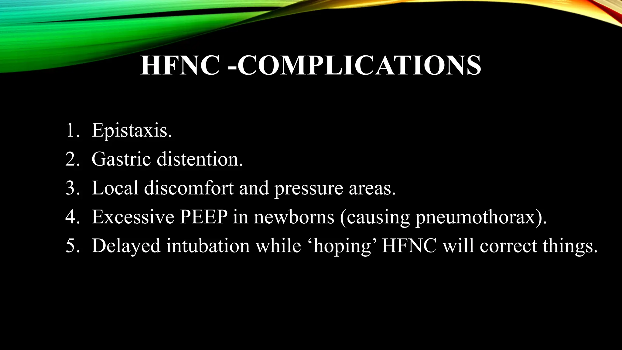 High flow nassal cannula, indication, mechanism | PPT