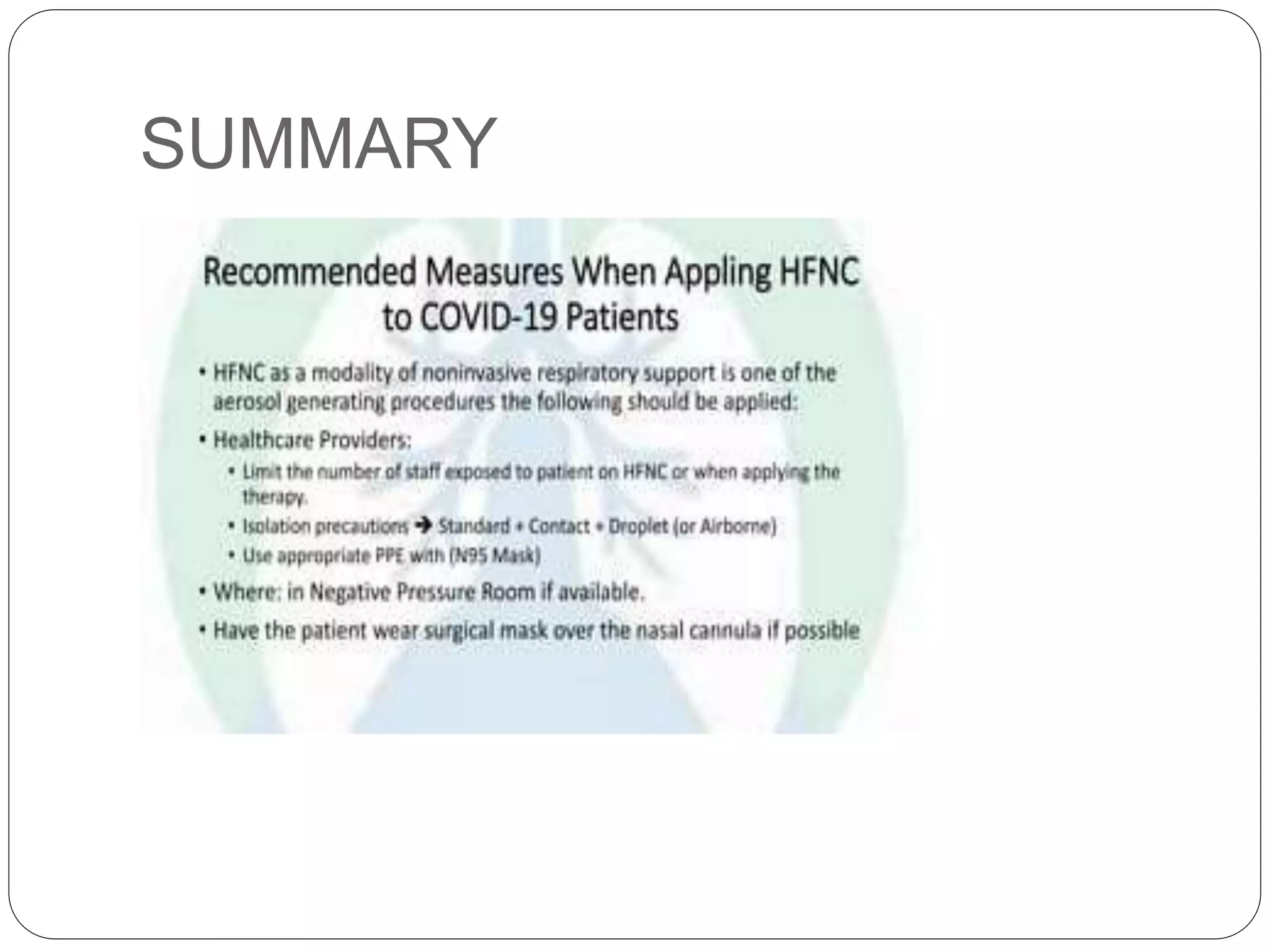 HFNC AND ITS SIGNIFICANCE.pptx | Lung and Respiratory Health | Diseases ...