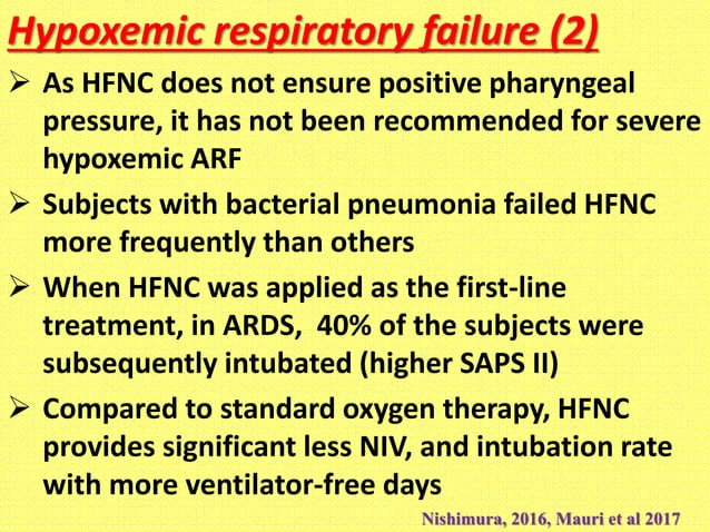 HFNC | PPTX | Lung and Respiratory Health | Diseases and Conditions
