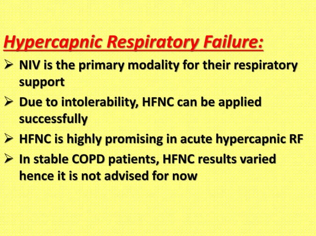HFNC | PPTX | Lung and Respiratory Health | Diseases and Conditions