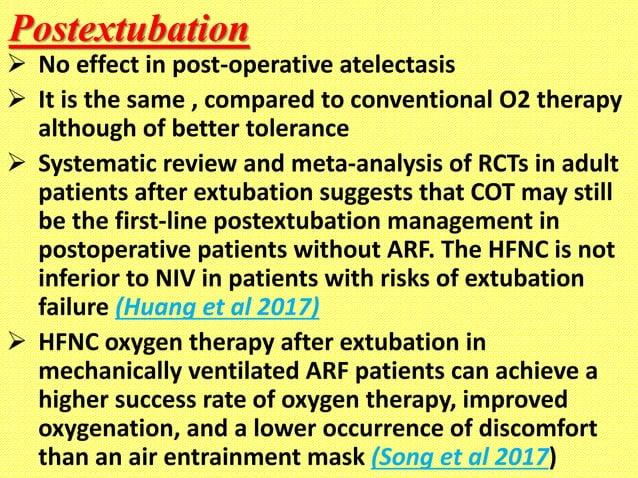 HFNC | PPTX | Lung and Respiratory Health | Diseases and Conditions