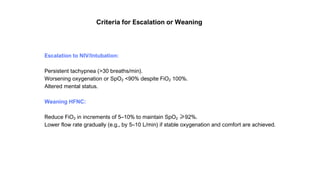 (Heated Humidified )High Flow Nasal Cannula WORKSTATION | PPT