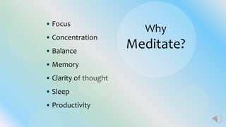 Introduction to Heartfulness - Day 1 | PPTX