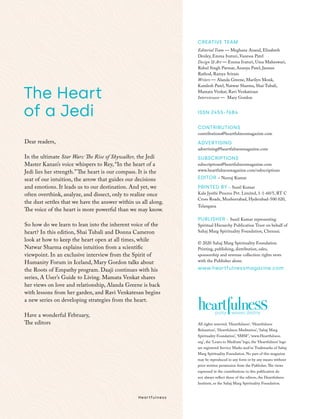 Heartfulness Magazine - February 2020 (Volume 5, Issue 2) | PDF