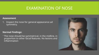 health assessment of head,face,neck and throat | PPTX