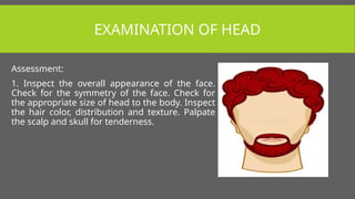 health assessment of head,face,neck and throat | PPTX