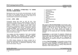 HUMAN FACTOR FOR AVIATION AND EASA TRIANING | PDF