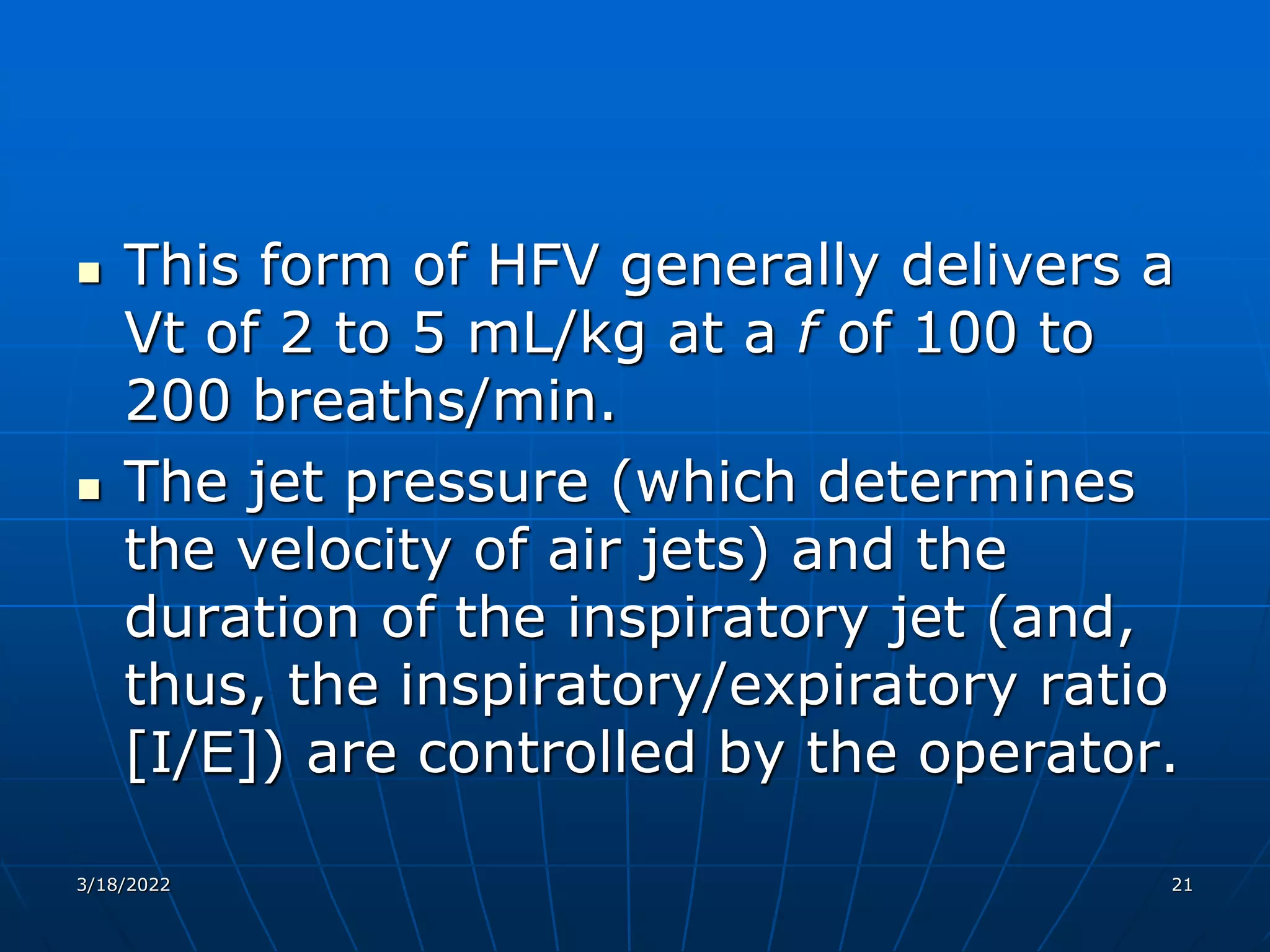 High Frequency Oscillatory Ventilation | PPSX