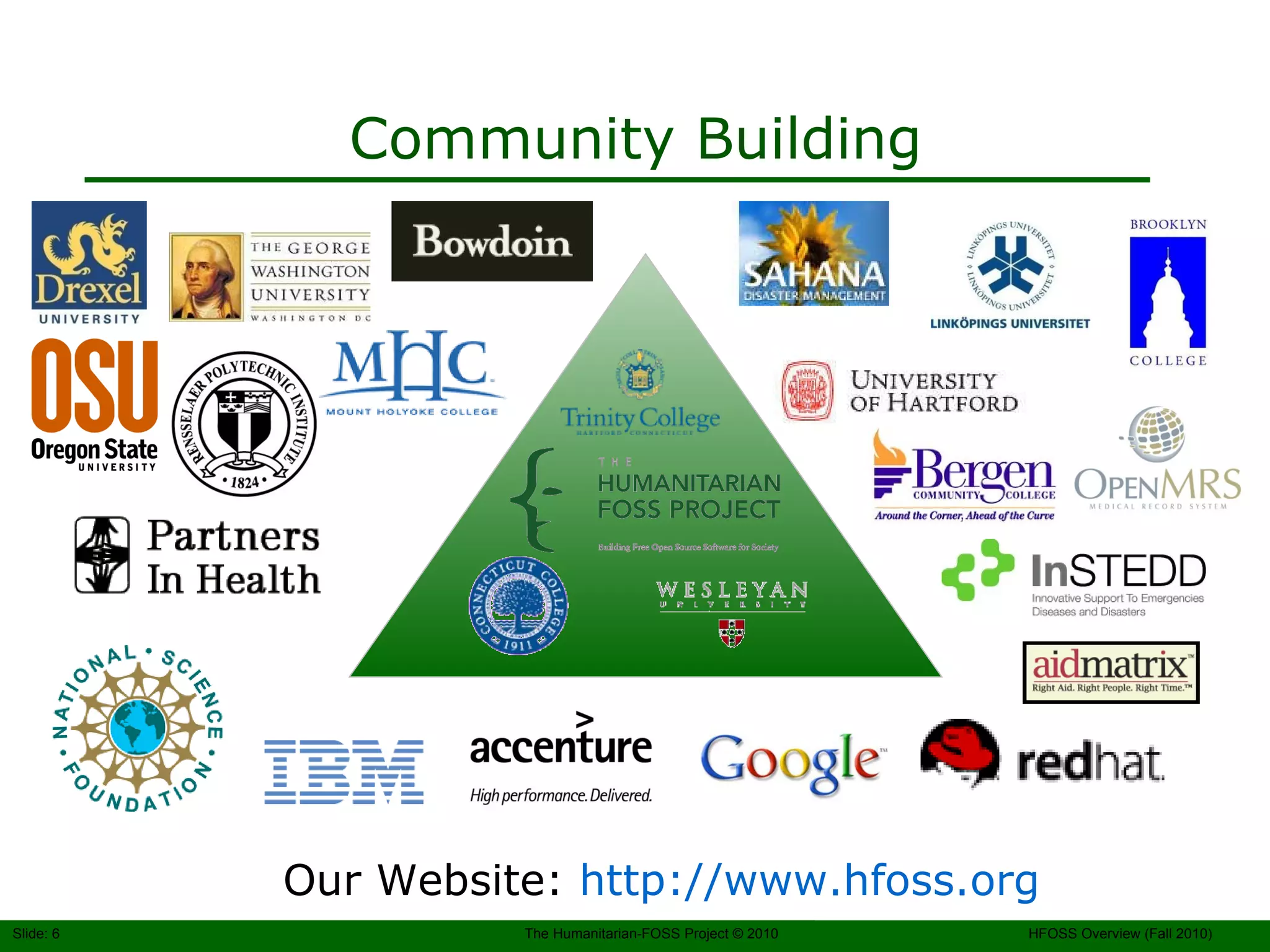 Humanitarian FOSS Project Overview | PPT